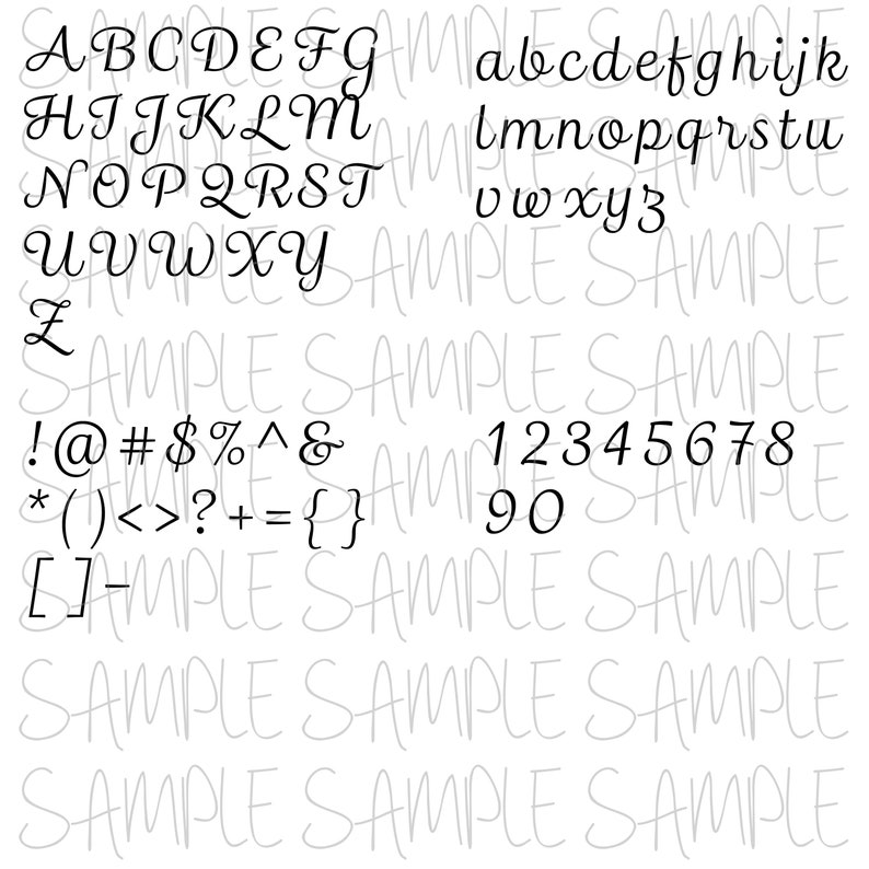 Pretty Letters SVG Cut Out for Cricut | Etsy