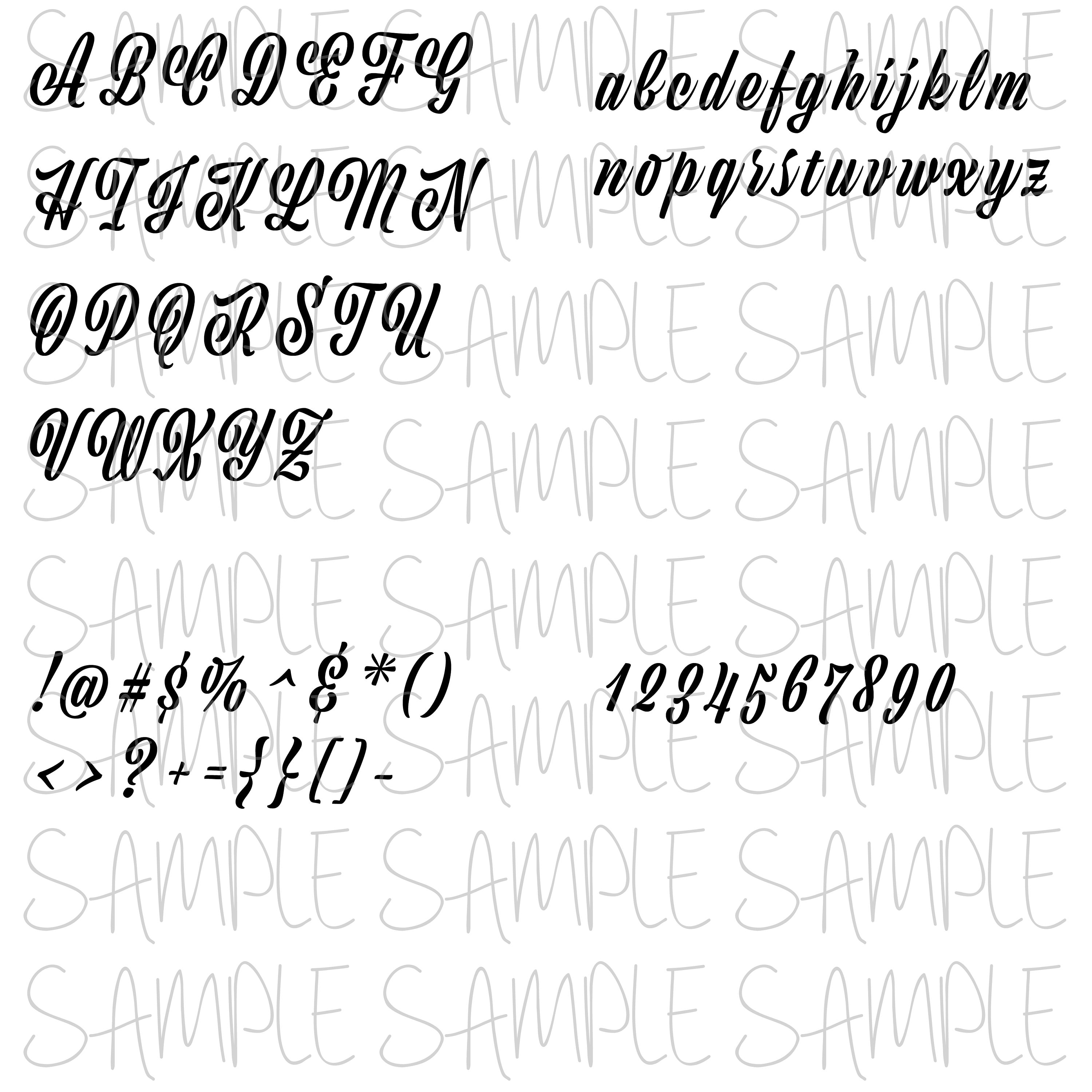 Pretty Letters SVG Cut Out for Cricut - Etsy