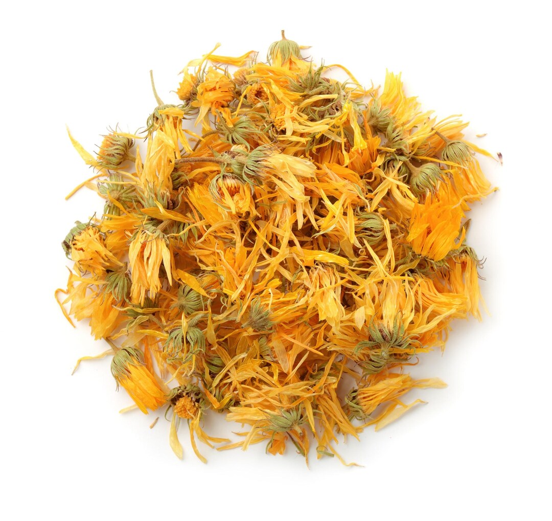 Organic Calendula Flower Whole: Dried Bulk Herb Tea, Oil, Salve ...