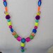 Remember the 80s Necklace 1980s Neon Necklace Made With Neon Yellow 12 ...