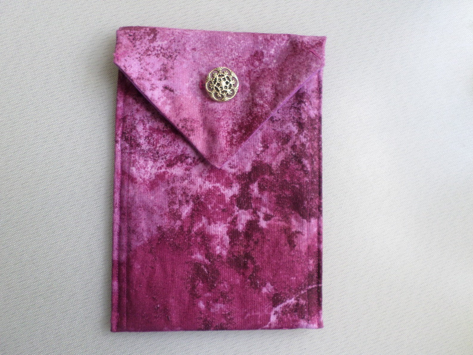 USB Pouch Fabric With Vintage Button Holds Flash Drives - Etsy
