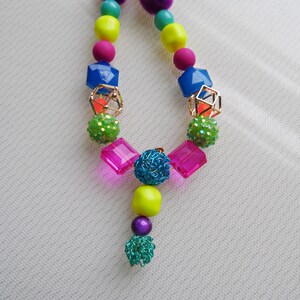 Remember the 80s Necklace 1980s Neon Necklace Made With Neon Yellow 12 ...