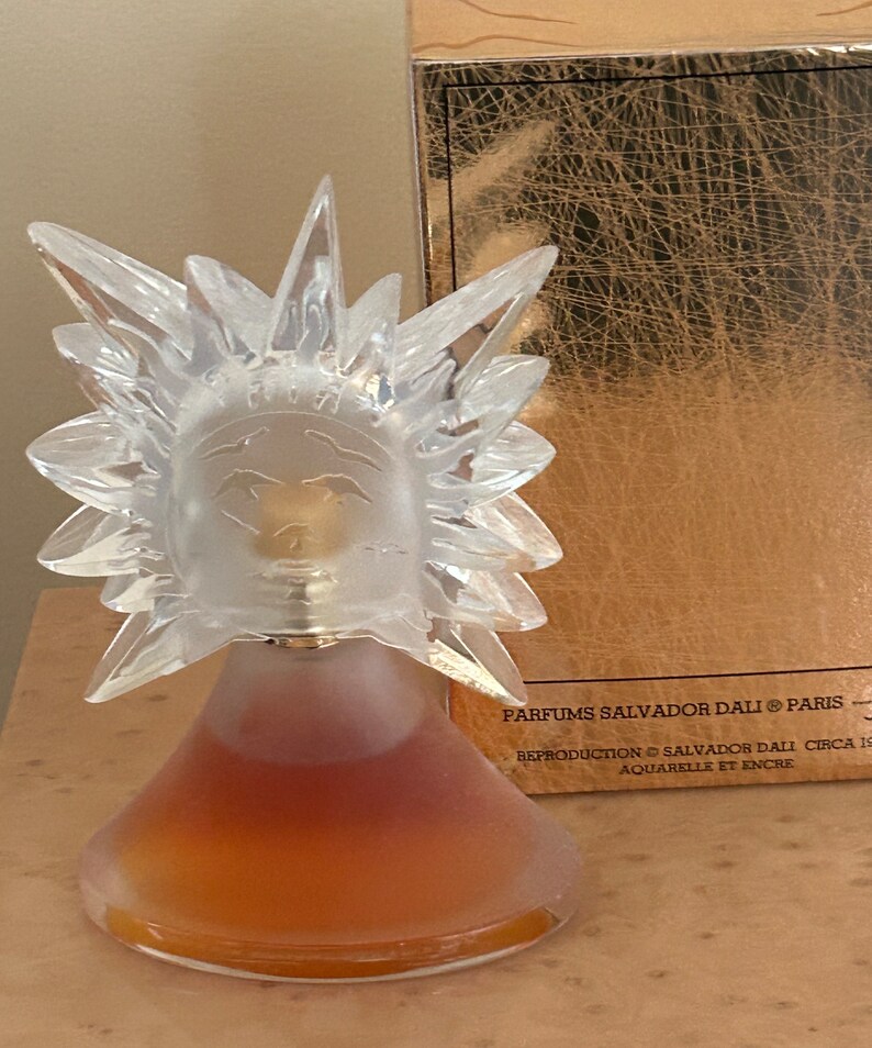 Vintage Salvador Dali Le Roy Soleil Perfume Bottle With Box - Etsy