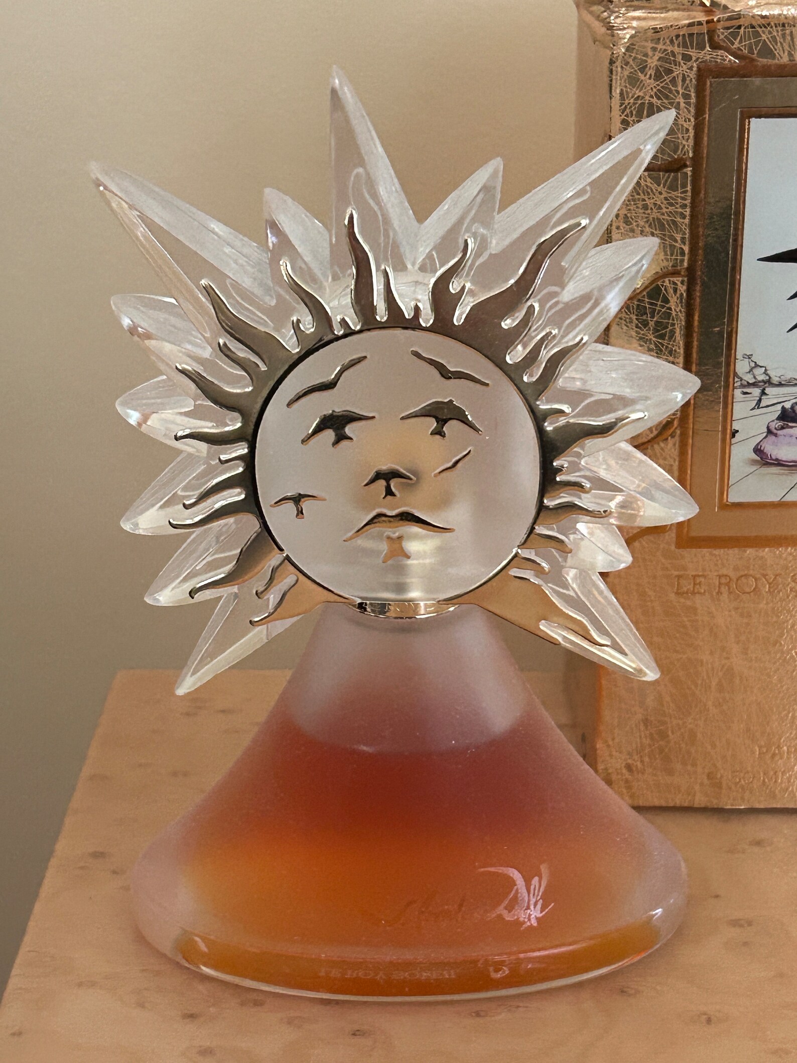 Vintage Salvador Dali Le Roy Soleil Perfume Bottle With Box - Etsy