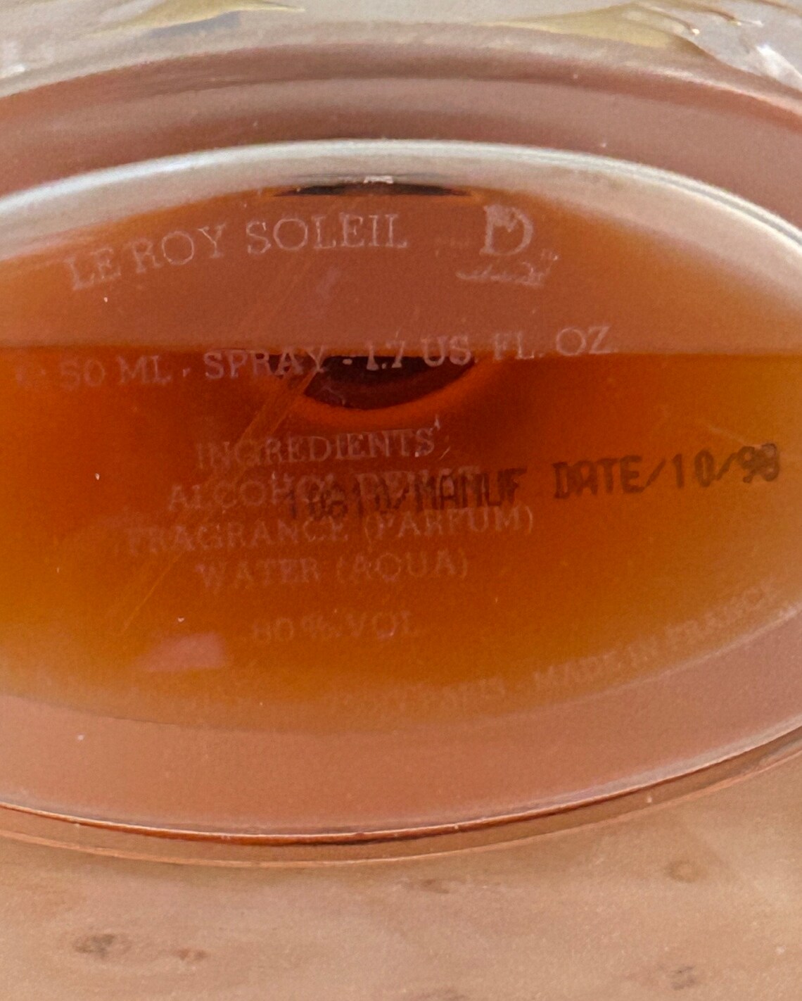 Vintage Salvador Dali Le Roy Soleil Perfume Bottle With Box - Etsy