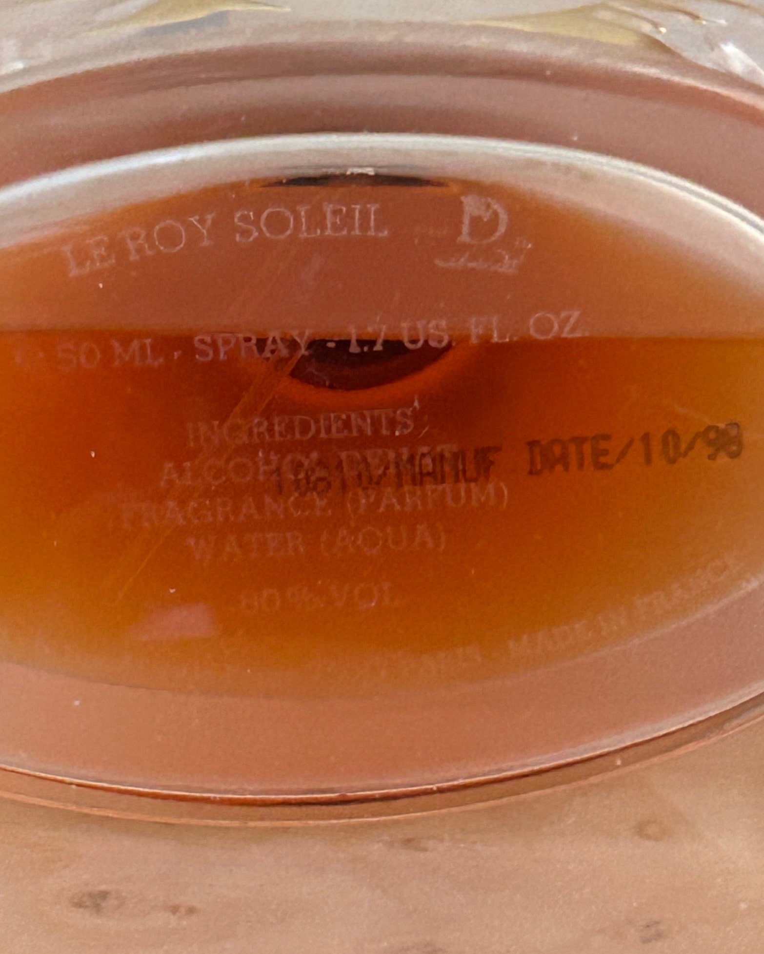 Vintage Salvador Dali Le Roy Soleil Perfume Bottle With Box - Etsy