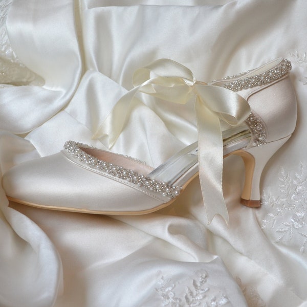 Pearl Bridal Shoes - Etsy