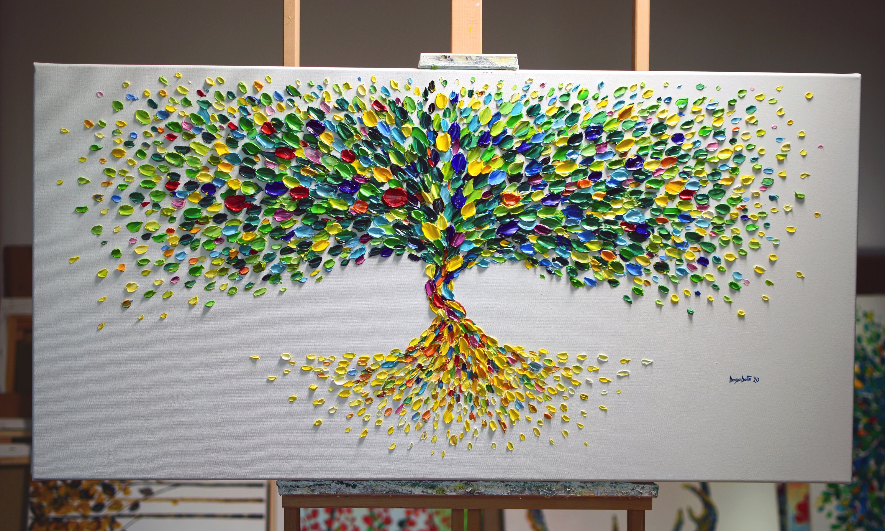 Handprint Tree Mural