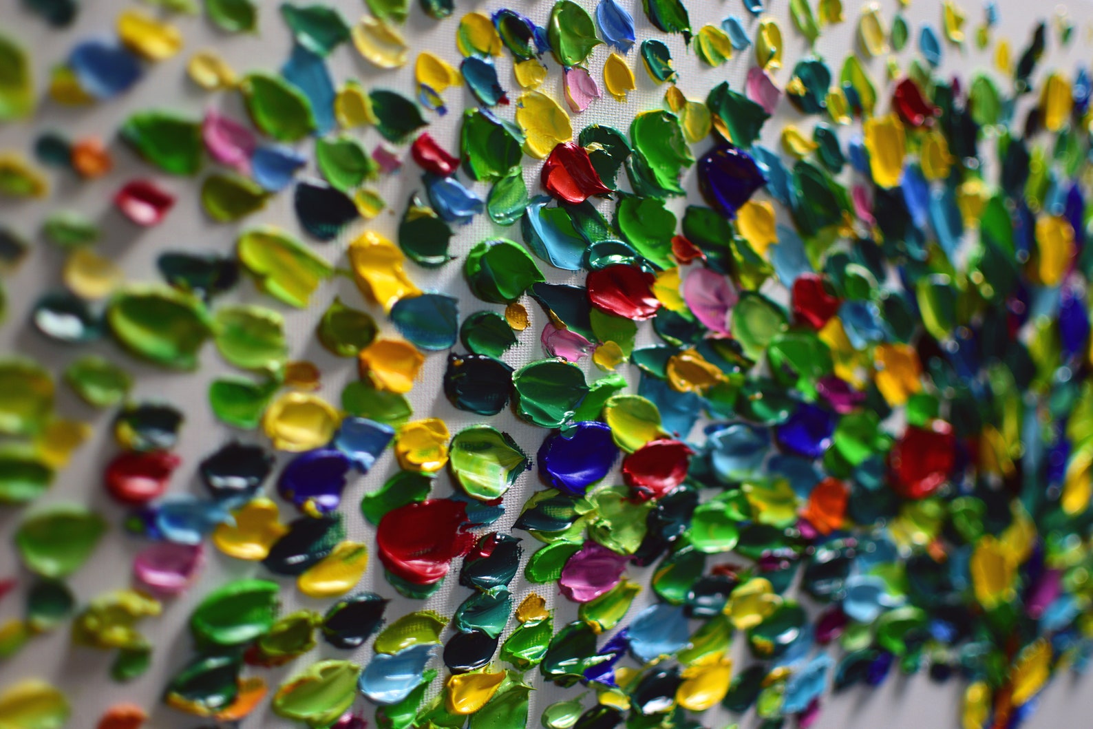 Tree painting Colorful Tree Art tree of life Original oil | Etsy