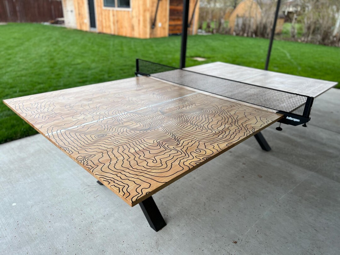 YC Pioneer Mountain and Eglise Rock Ping Pong Dining Table - Minimalist ...