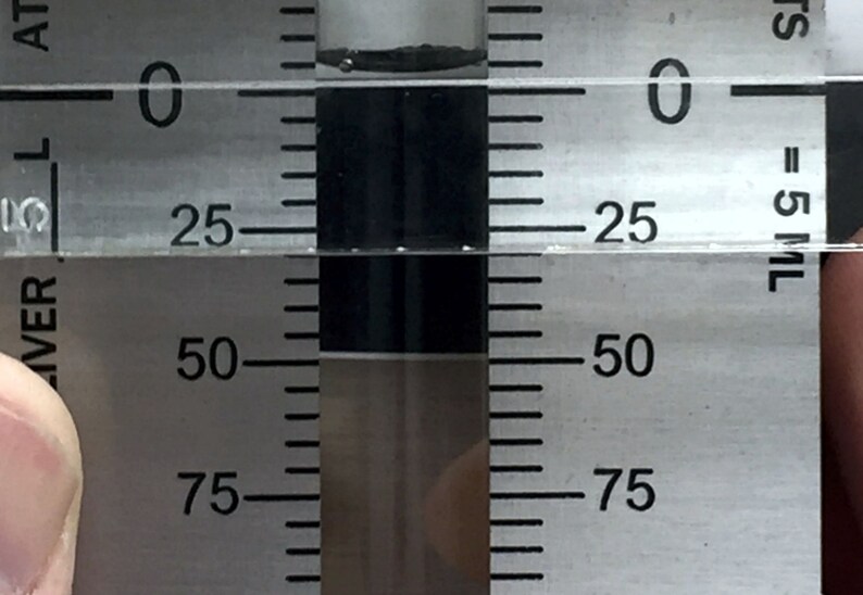 Meniscus Reader for Test Measures, Volumetric Provers, and Other Volume ...