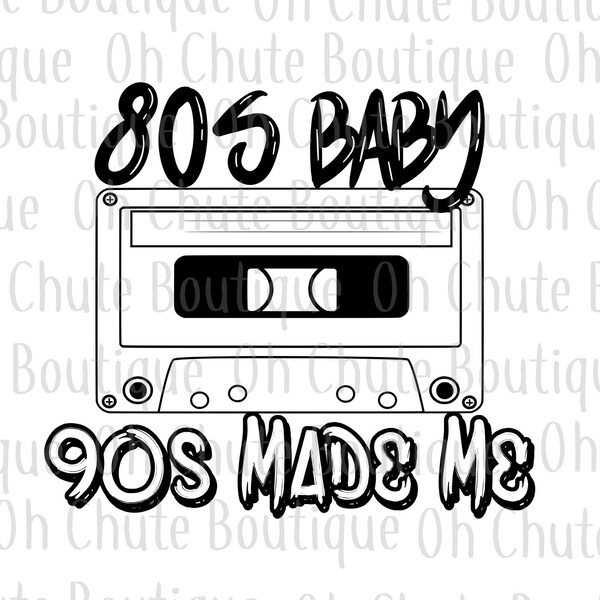 80's Made Me 90's Raised Me Svg - Etsy UK