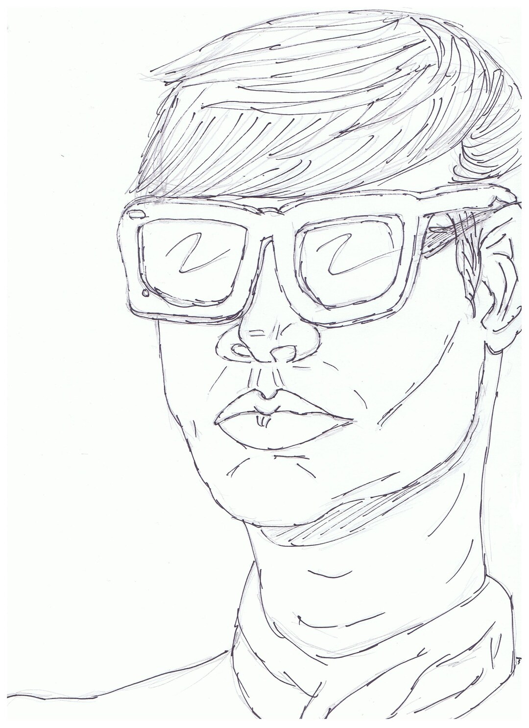 Downloadable Art - Portrait - Shades - Etsy