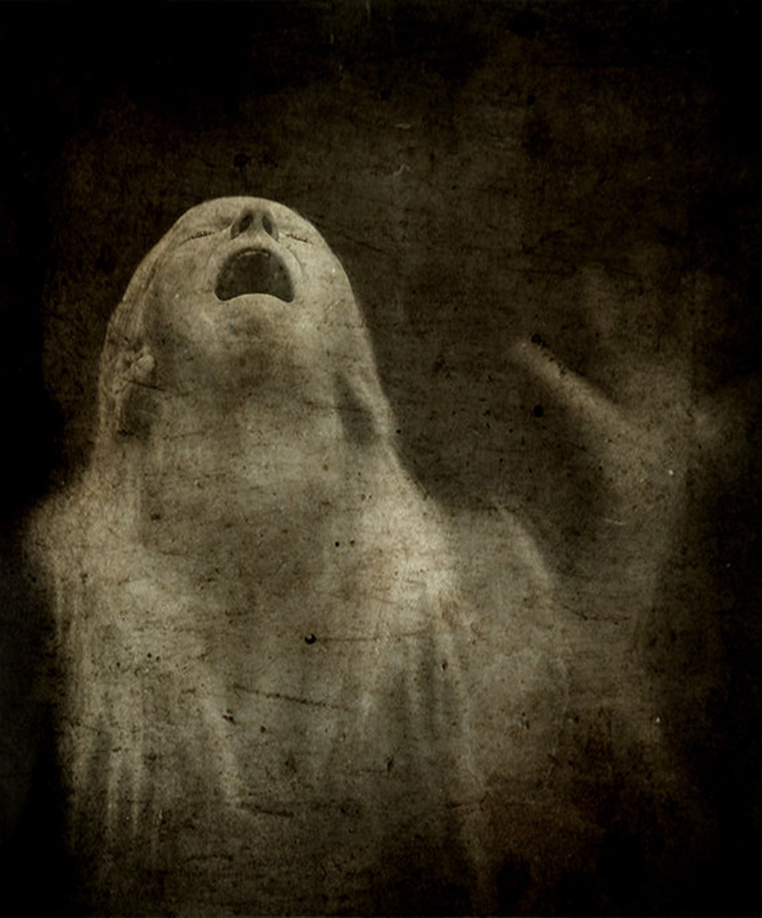 Wailing, 11x14-inch Fine Art Print Captures the Essence of Anguish and ...