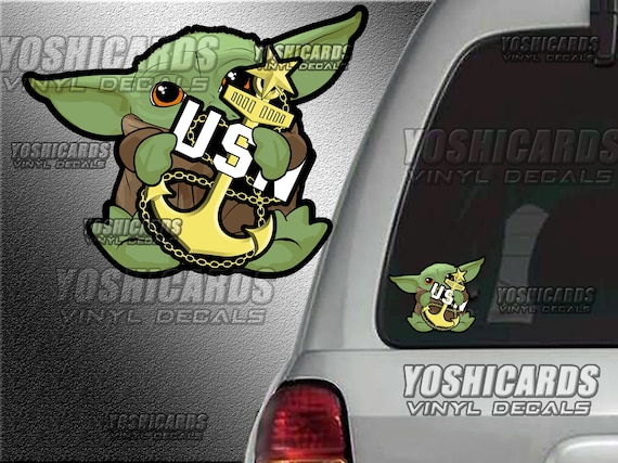 USN Navy E-8 Baby Yoda Senior Chief Petty Officer Anchor MCPO - Etsy