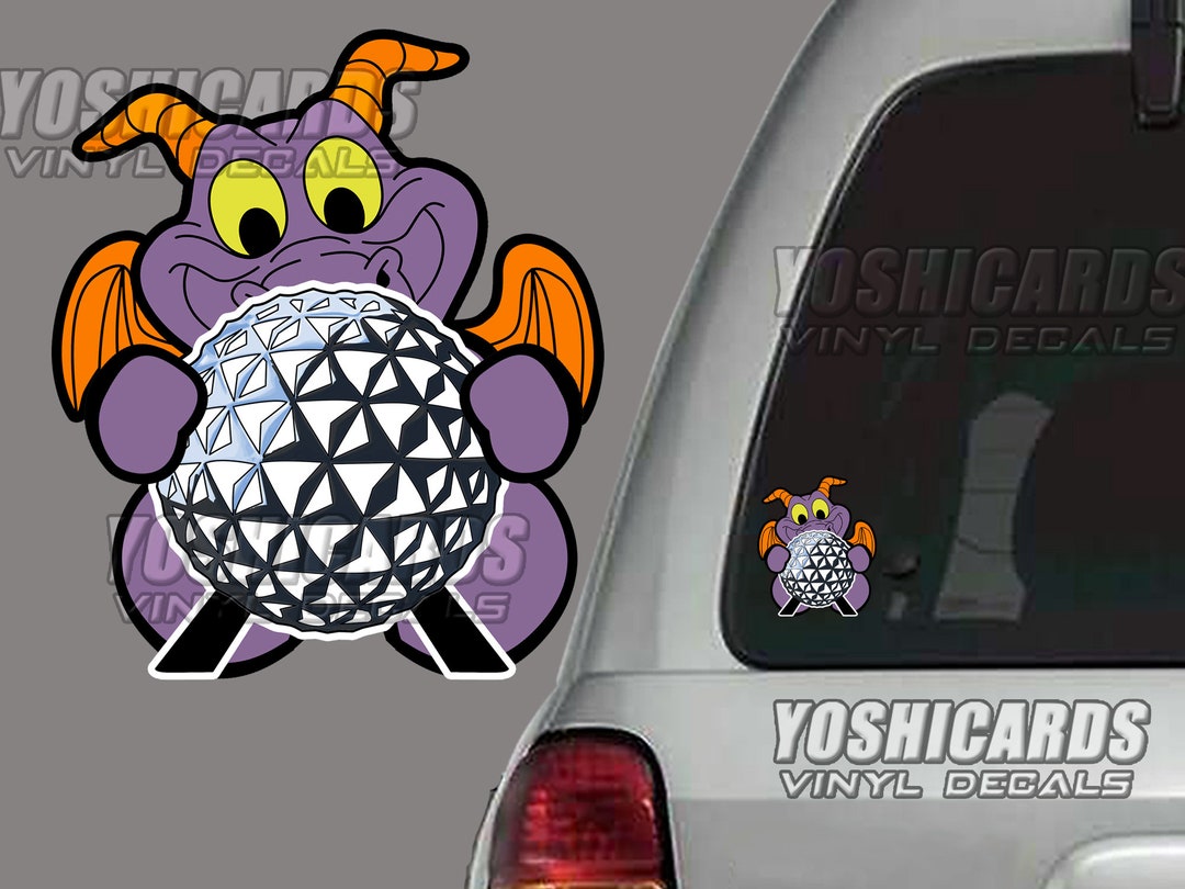 Figment Space Ship Earth Chibi Inspired Car Window Laptop Vinyl Decal ...