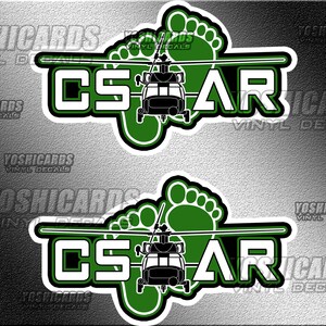 Two Medium CSAR Combat Search & Rescue Green Feet H-60 USAF Military ...