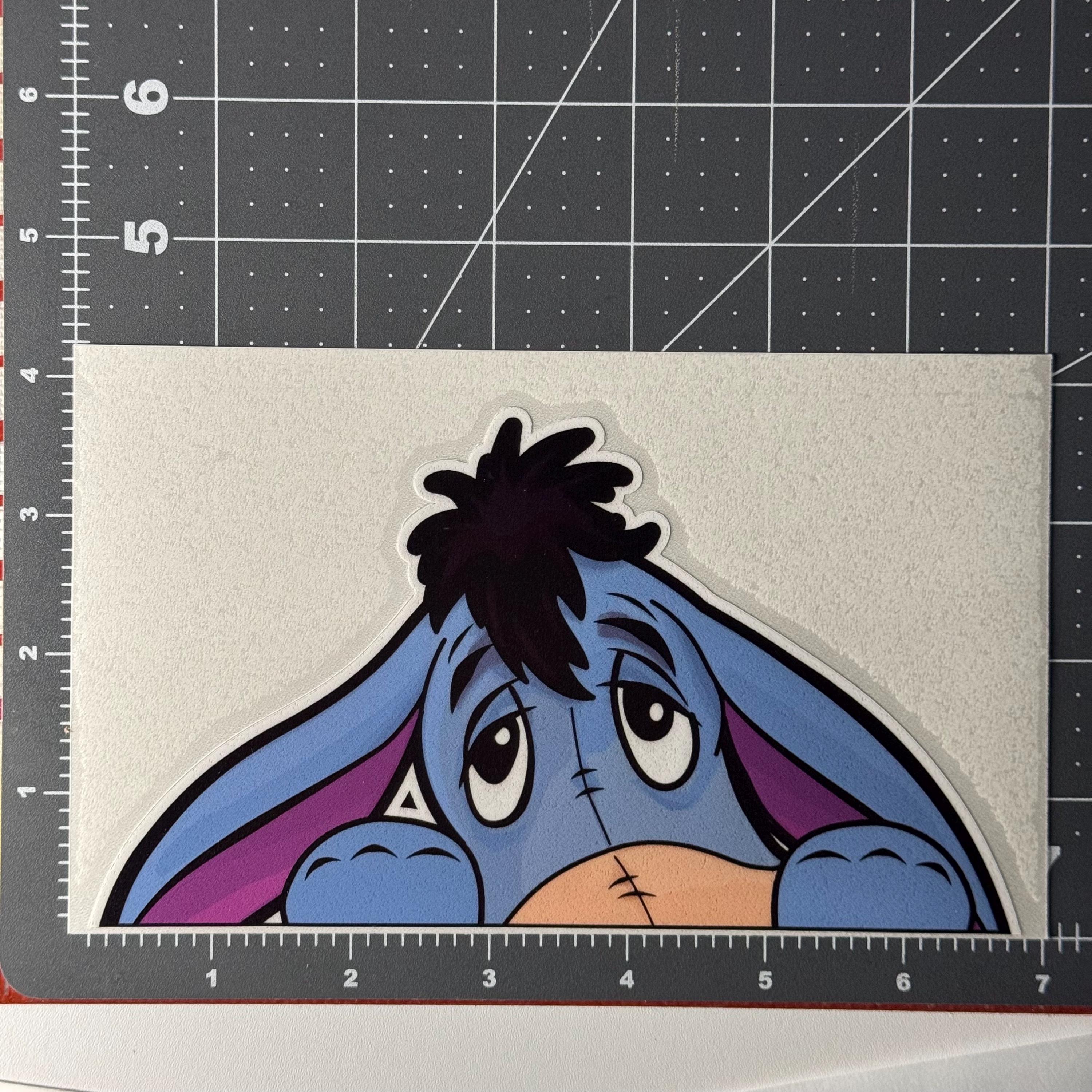 Eeyore Peeking Inspired Car Window Laptop Vinyl Decal Sticker - Etsy