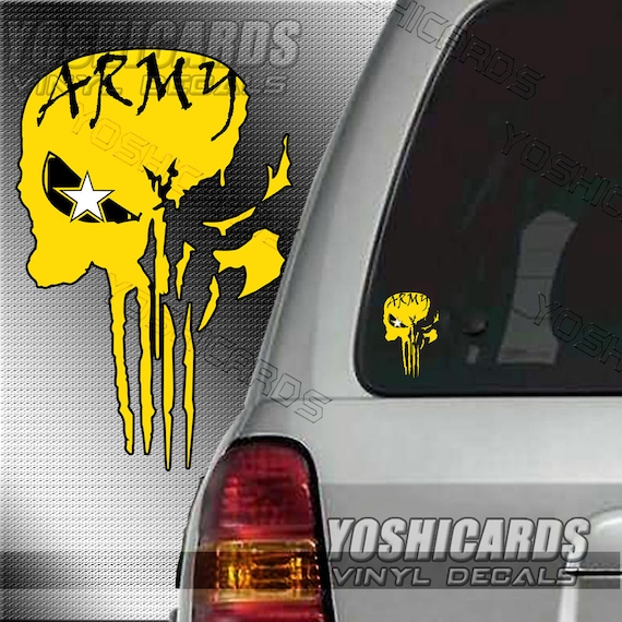 US Army Punisher inspired Car Laptop vinyl Decal | Etsy
