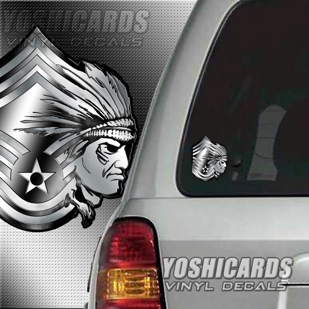 Silver Male Chief Master Sergeant CMSGT USAF United States Military E-9 ...