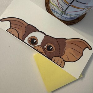 Peeking Gizmo Inspired Car Window Laptop Vinyl Decal - Etsy