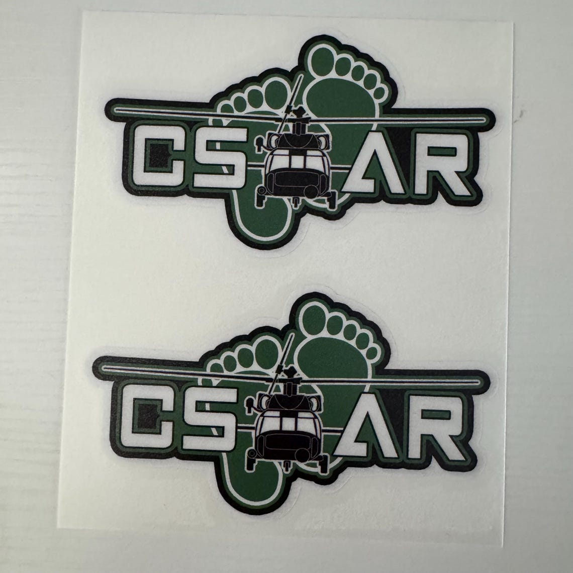 Two Medium CSAR Combat Search & Rescue Green Feet H-60 USAF Military ...