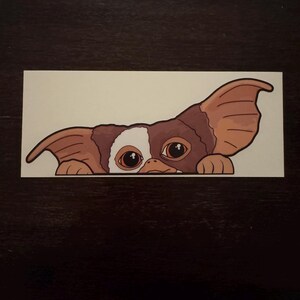 Peeking Gizmo Inspired Car Window Laptop Vinyl Decal - Etsy