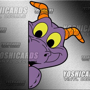 Figment Side Peeking Inspired Car Laptop Vinyl Decal - Etsy
