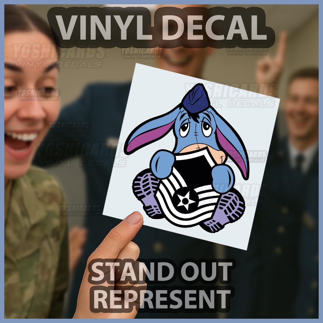 USAF E7 Master Mopey Sergeant Decal, Veteran Master Sergeant Chibi ...