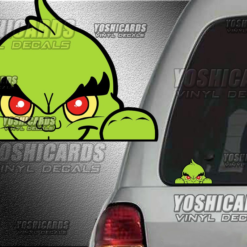 Grinch Faces for Decal - Etsy