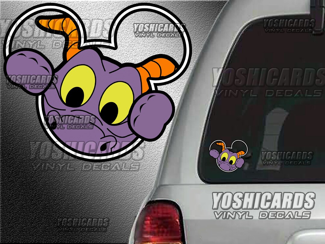 Figment Ears Peeking Inspired Car Laptop Vinyl Decal - Etsy