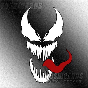 Venom Inspired Car Window Laptop Decal - Etsy