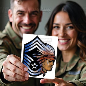 Cmsgt Male Color Logo Vinyl Decal | USAF E-9 Chief Master Sergeant Car ...