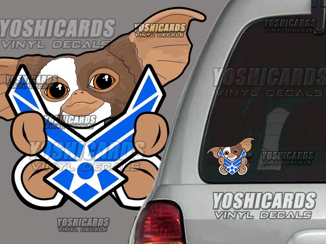 Air Force Gizmo Inspired USAF Mogwai Car Laptop Vinyl Decal - Etsy