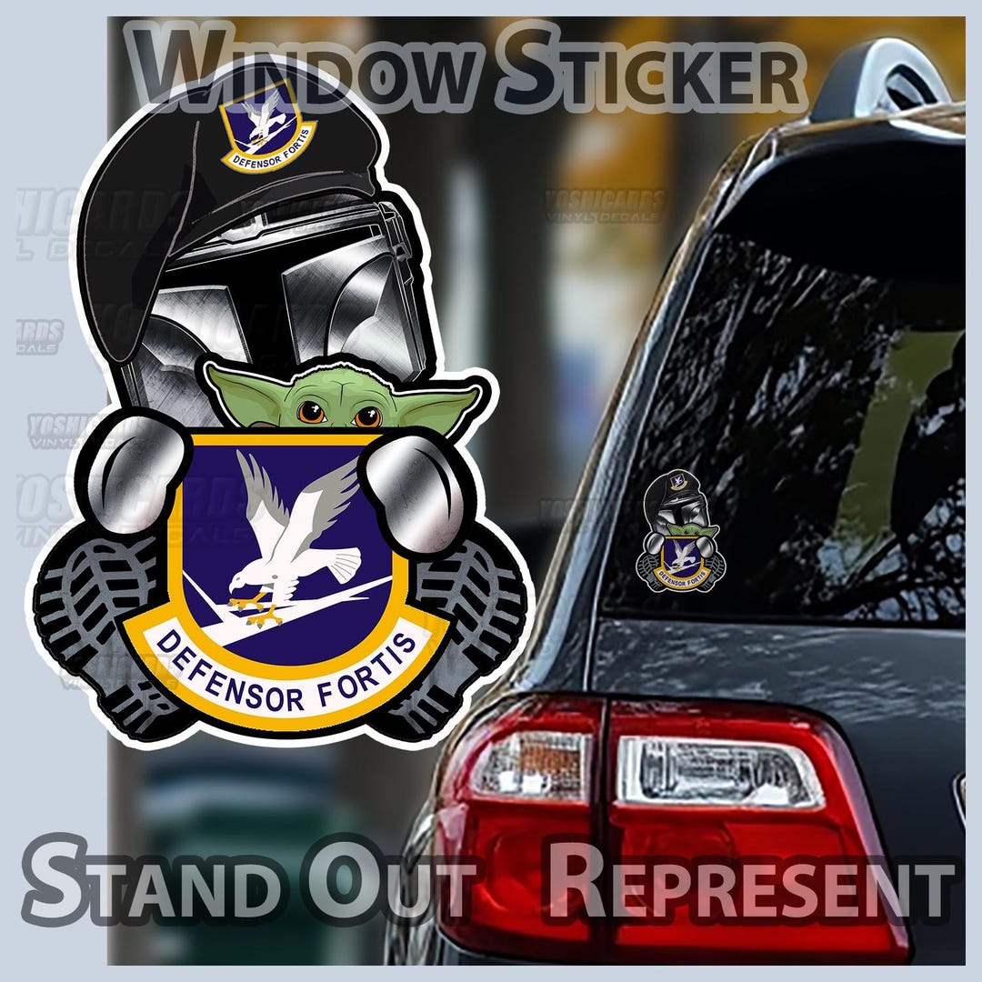 Air Force SFS Defendorian Chibi Inspired Security Forces USAF Car ...