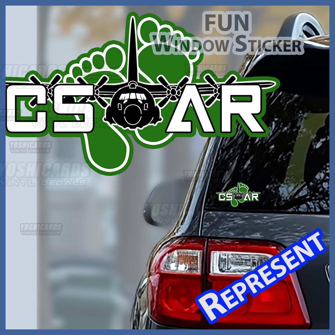 USAF C-130 CSAR Green Feet Decal | Combat Search Rescue Vinyl - Etsy