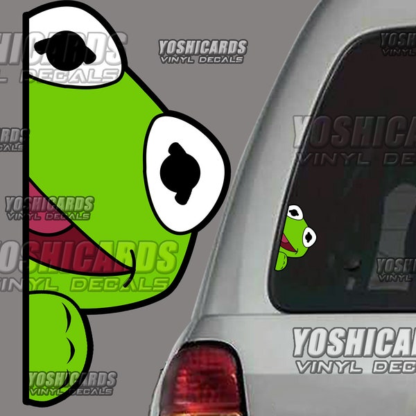 Kermit Car Decal - Etsy