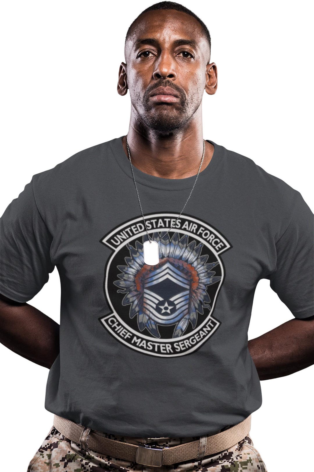 USAF E9 Cmsgt Patch Shirt | Chief Master Sergeant Unisex Tee | Air ...
