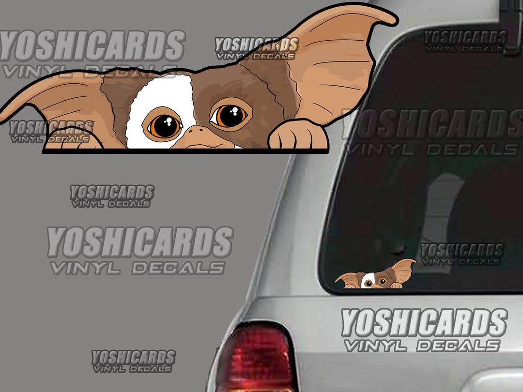 Peeking Gizmo Inspired Car Laptop Vinyl Decal - Etsy