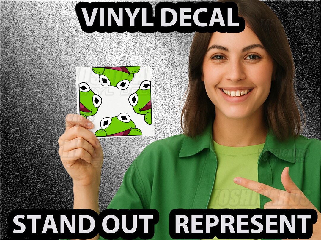 4-pack Kermit Peeker Decals | Small Car Window & Laptop Stickers ...