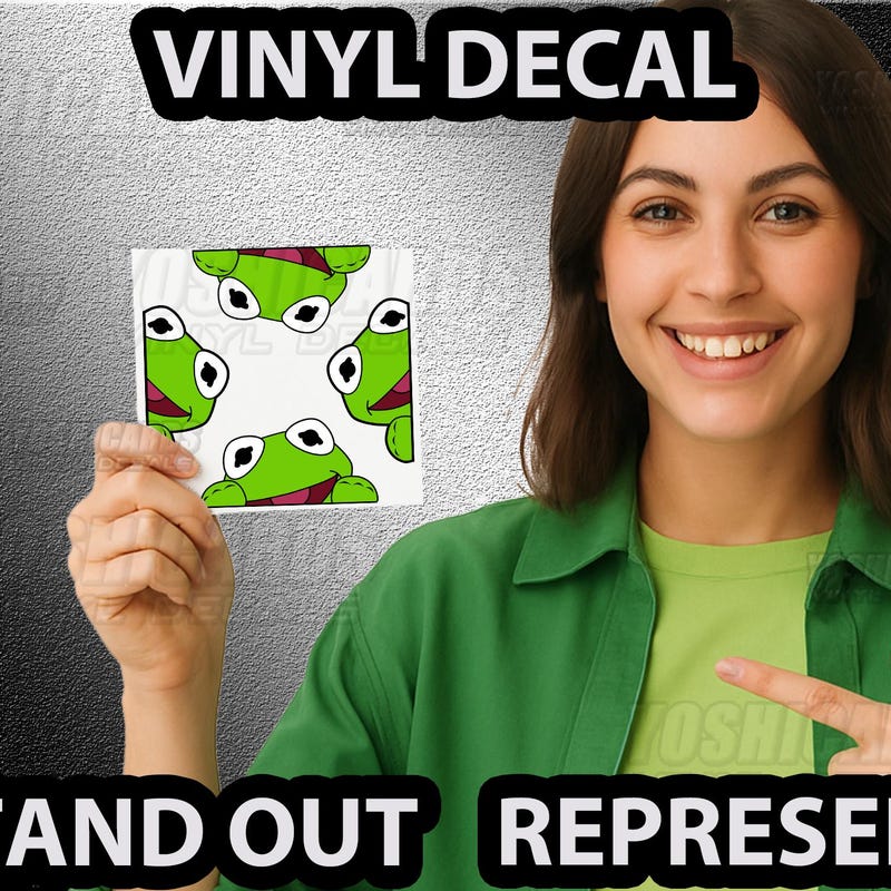 Small Frog Decals - Etsy