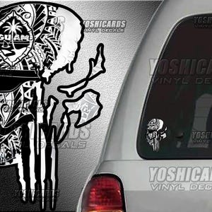 Guam Tribal Stormtrooper Punisher Decal | Hafa Adai Chamorro Island ...