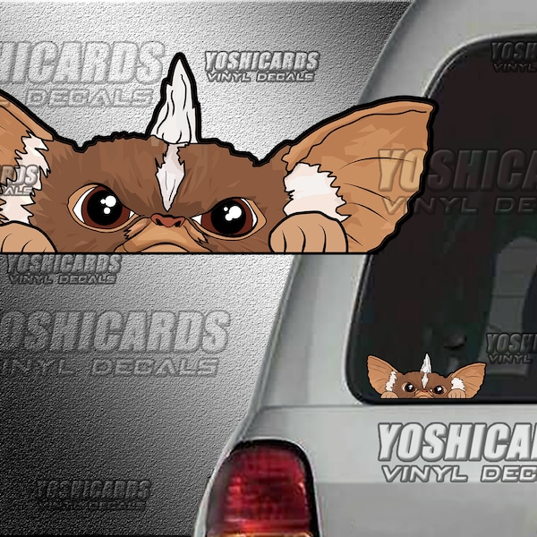 Gizmo Peeking Car Decal - Etsy