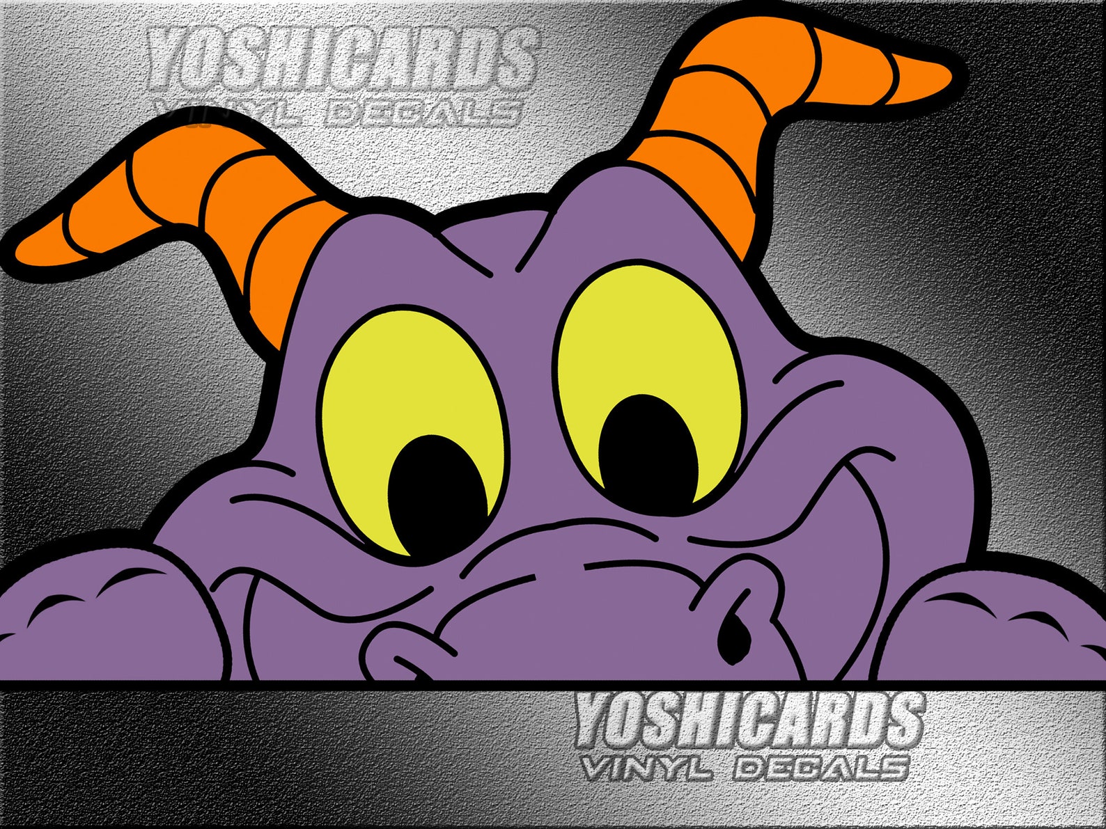 Figment Peeking Inspired Car Laptop Vinyl Decal - Etsy