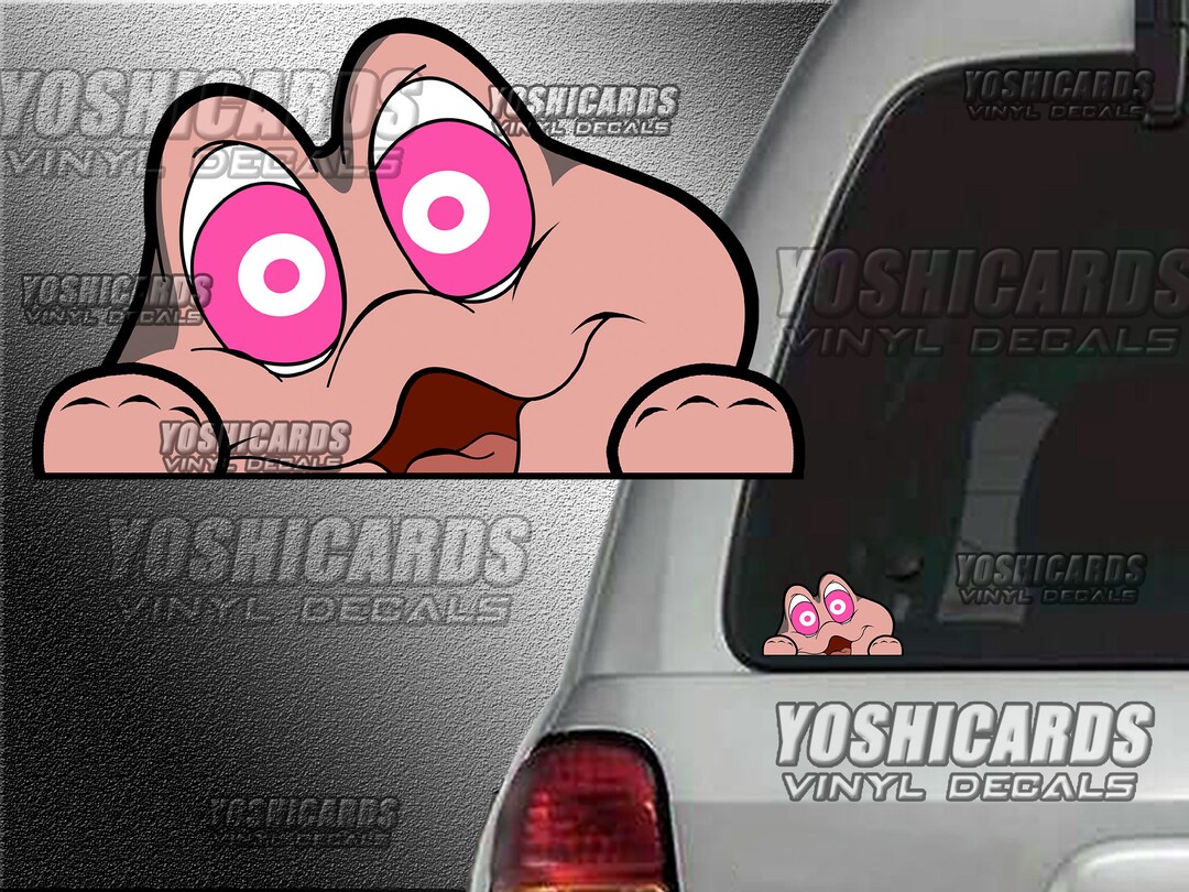 Mr Toad Thaddeus Peeking Inspired Car Window Laptop Vinyl Decal Sticker ...