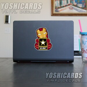 US Army Iron Man Inspired Car Laptop Vinyl Military Decal Sticker - Etsy