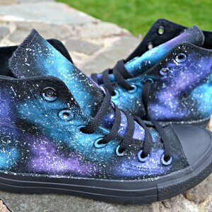 Buy Galaxy Converse, Galaxy Shoes, Galaxy Hi Tops, Custom Converse ...