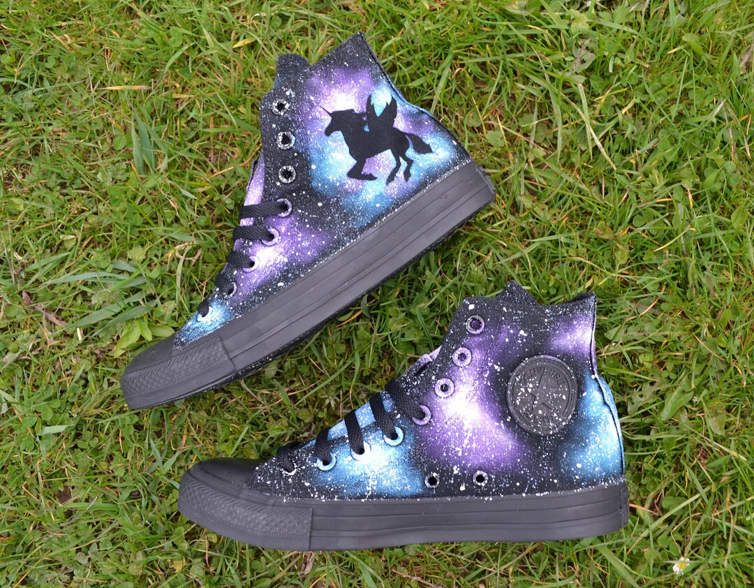 Unicorn Galaxy Converse, Unicorn Converse, Custom Converse, Painted ...