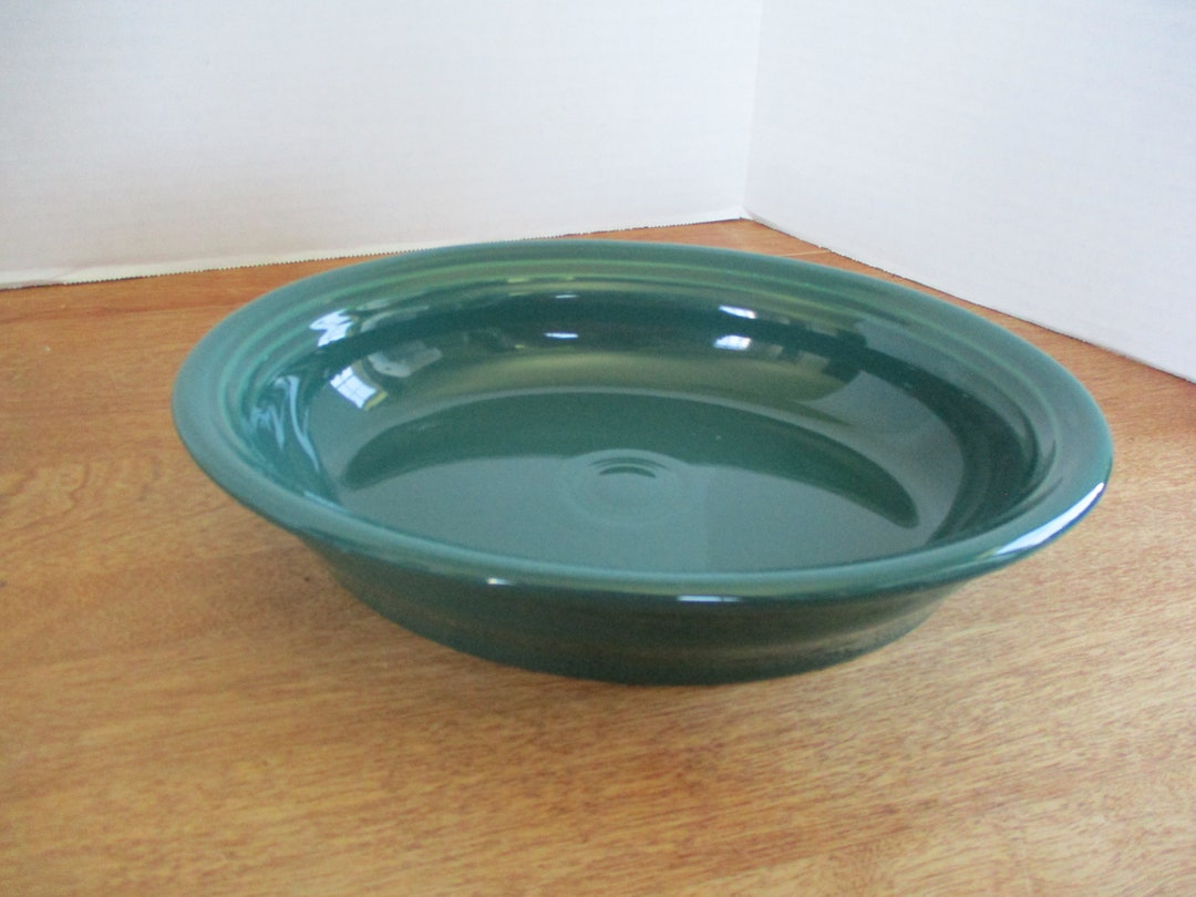Homer Laughlin Fiesta Evergreen Oval Serving Vegetable Bowl - Etsy