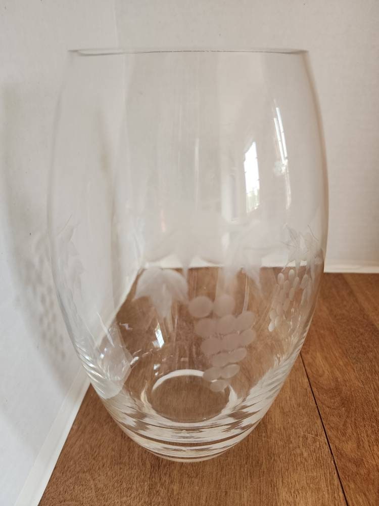 Princess House Heritage 9 Crystal Vase in Excellent Pre-owned Condition ...